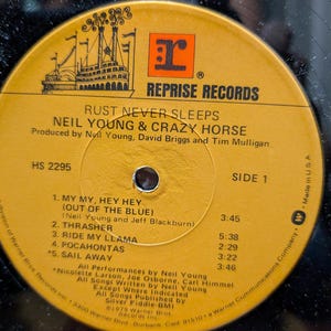 Neil Young & Crazy Horse - Rust Never Sleeps - Vinyl - Etsy