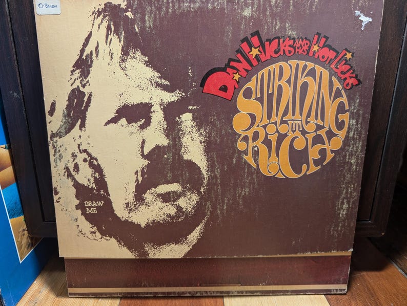 Dan Hicks & His Hot Licks - Striking It Rich! - Vinyl - Etsy
