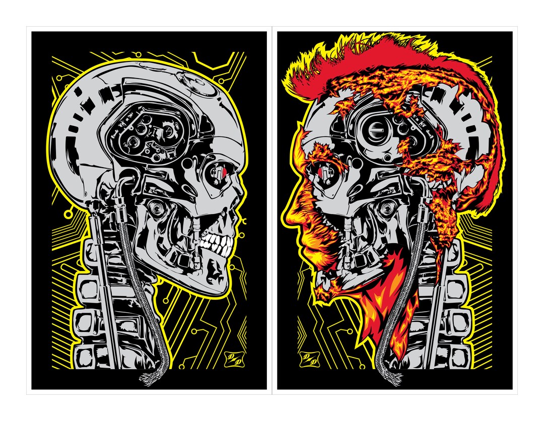 Terminator 2 Poster Set - Etsy