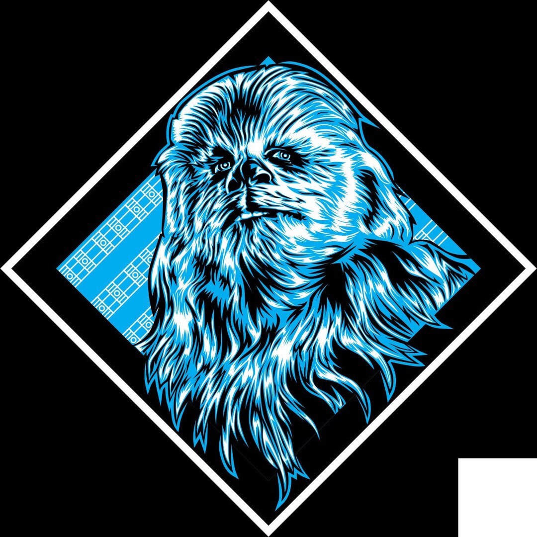 Chewie Vector Art Print - Etsy