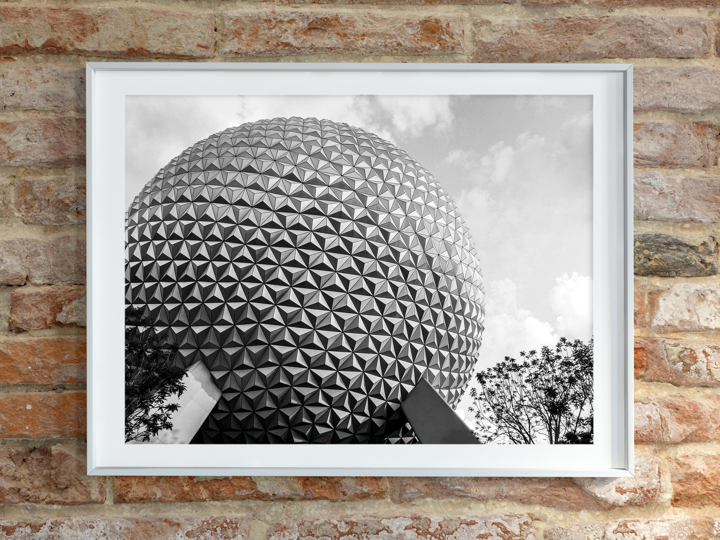 Epcot Spaceship Earth Art Print Architectural Disney Photo for Home ...