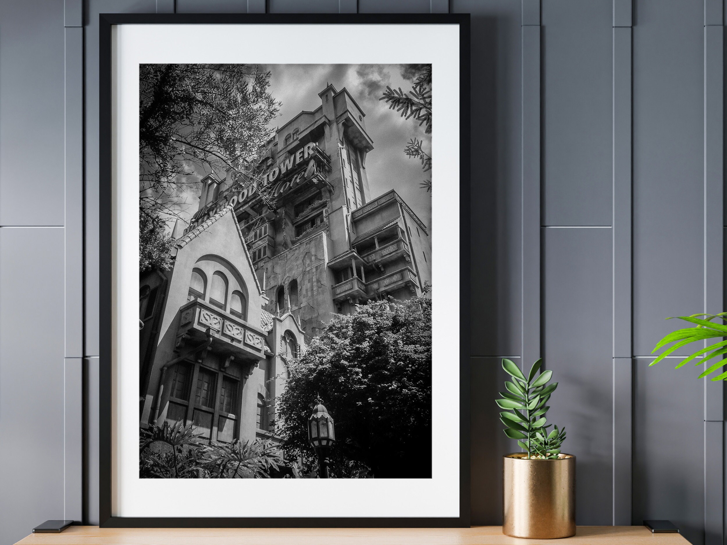 Tower of Terror Wall Art | Spooky Hollywood Tower Hotel | Disney HTH ...
