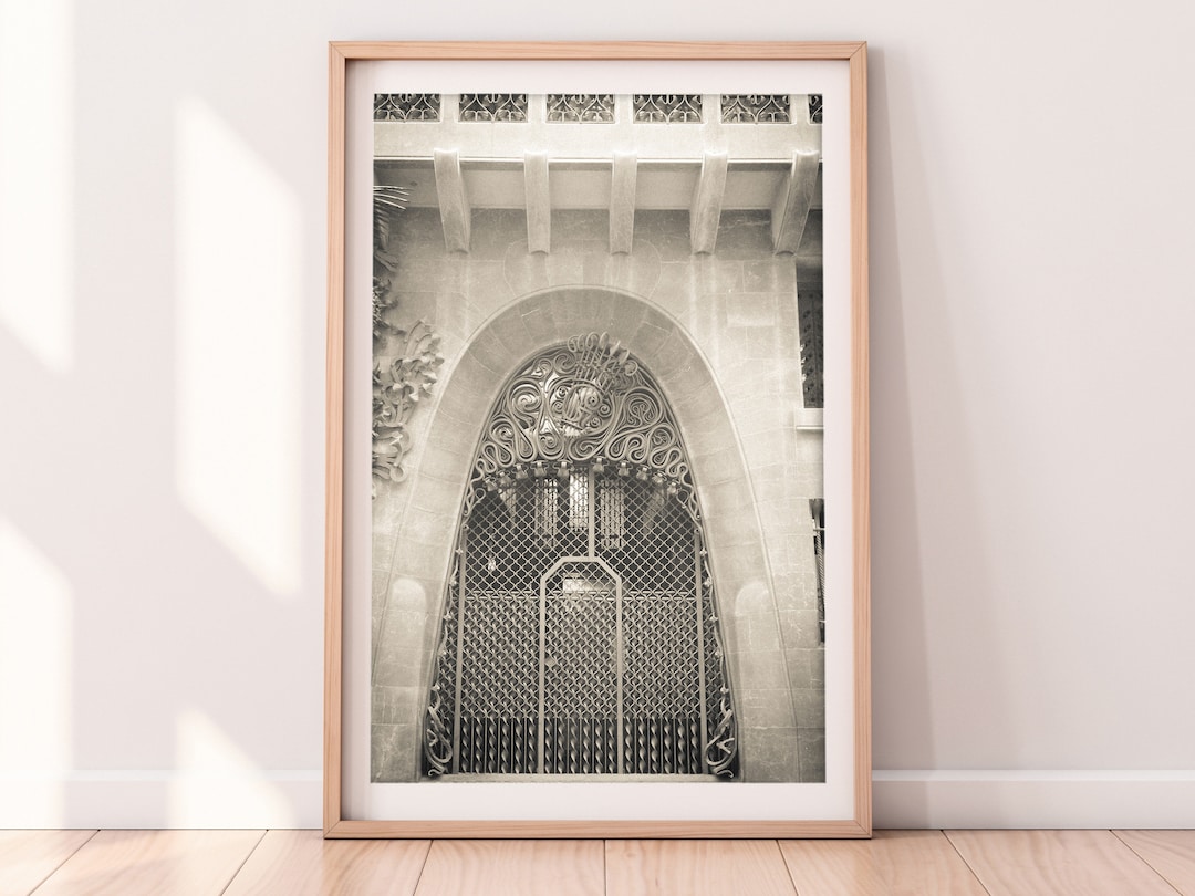 Antoni Guidi Art Print | La Rambla Wall Art | Antoni Gaudi Architecture ...