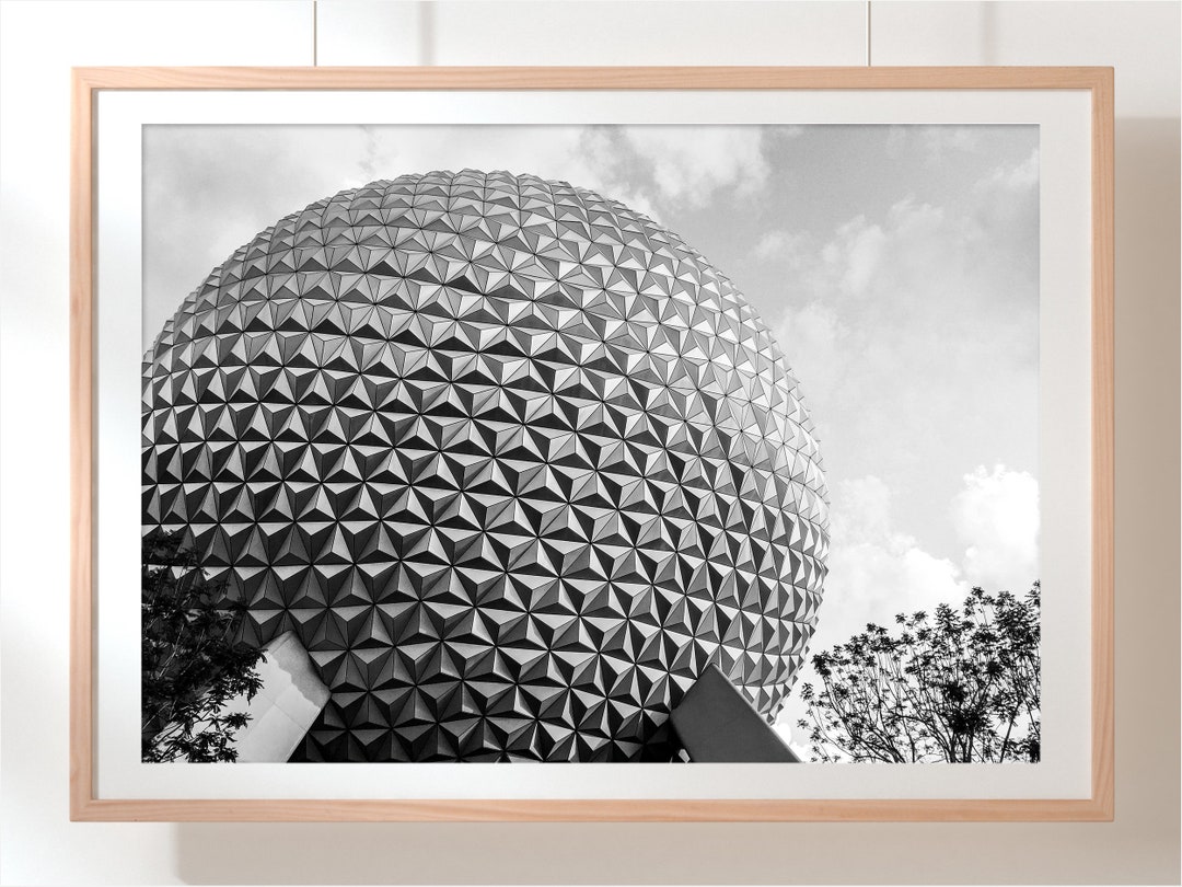 Epcot Spaceship Earth Art Print | Architectural Disney Photo for Home ...