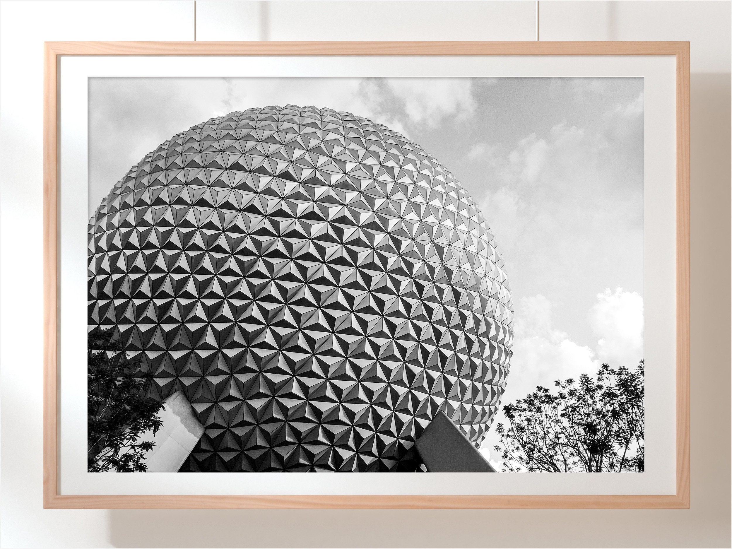 Epcot Spaceship Earth Art Print Architectural Disney Photo for Home ...