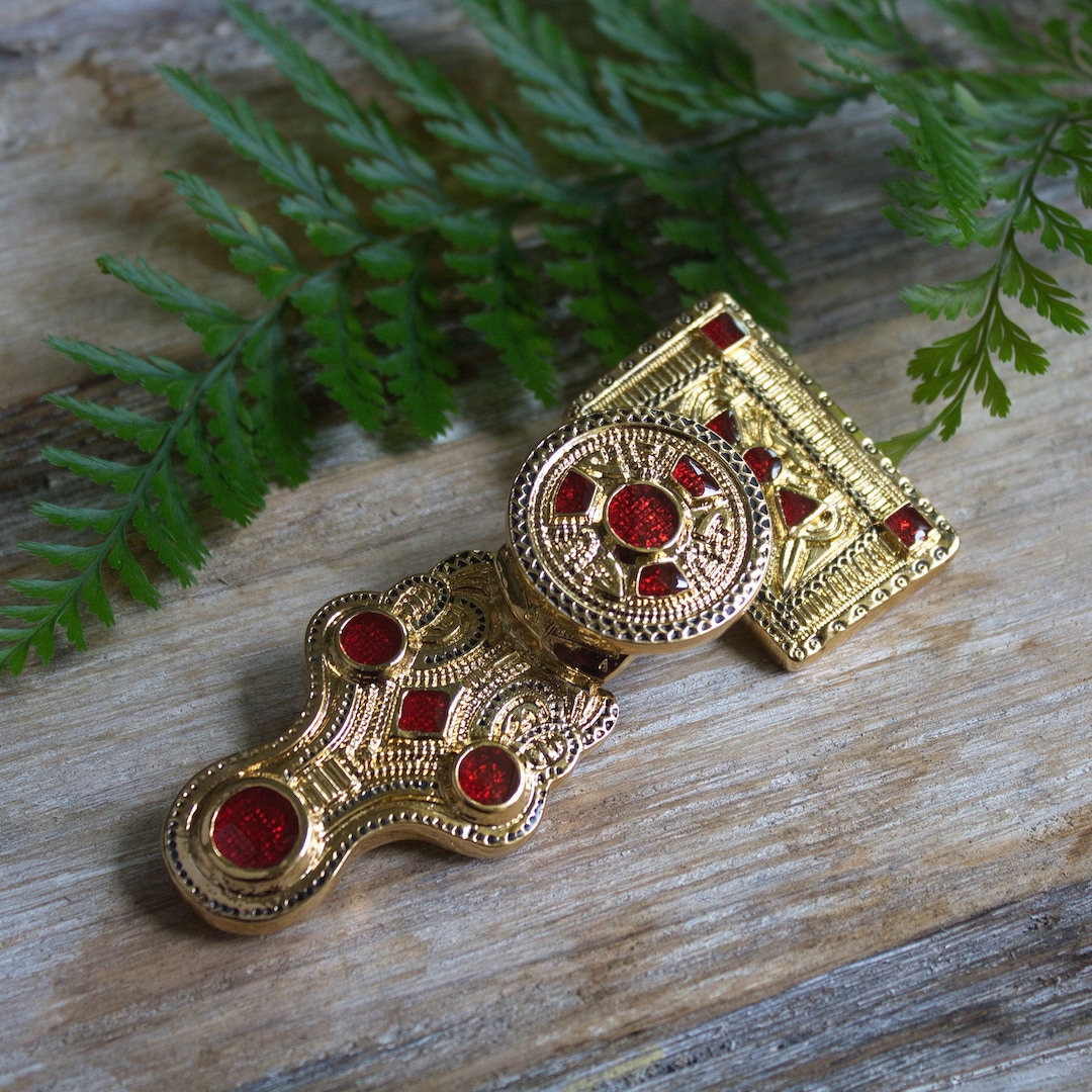 Anglo-saxon Square-headed Brooch, Kentish Bow Brooch, 6th Century Disc ...