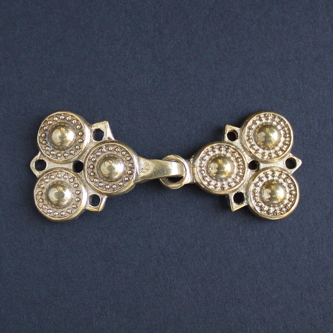 Medieval Hooked Clasp, XIV-XV Century Renaissance Fastener From England ...