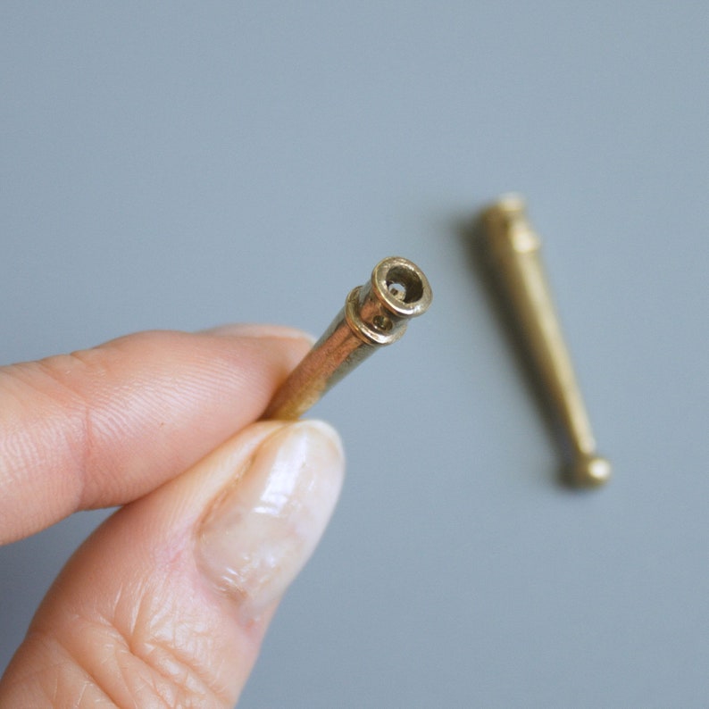 Pair of Brass Cast Lace Tips for Historical Reenactment, Historical ...