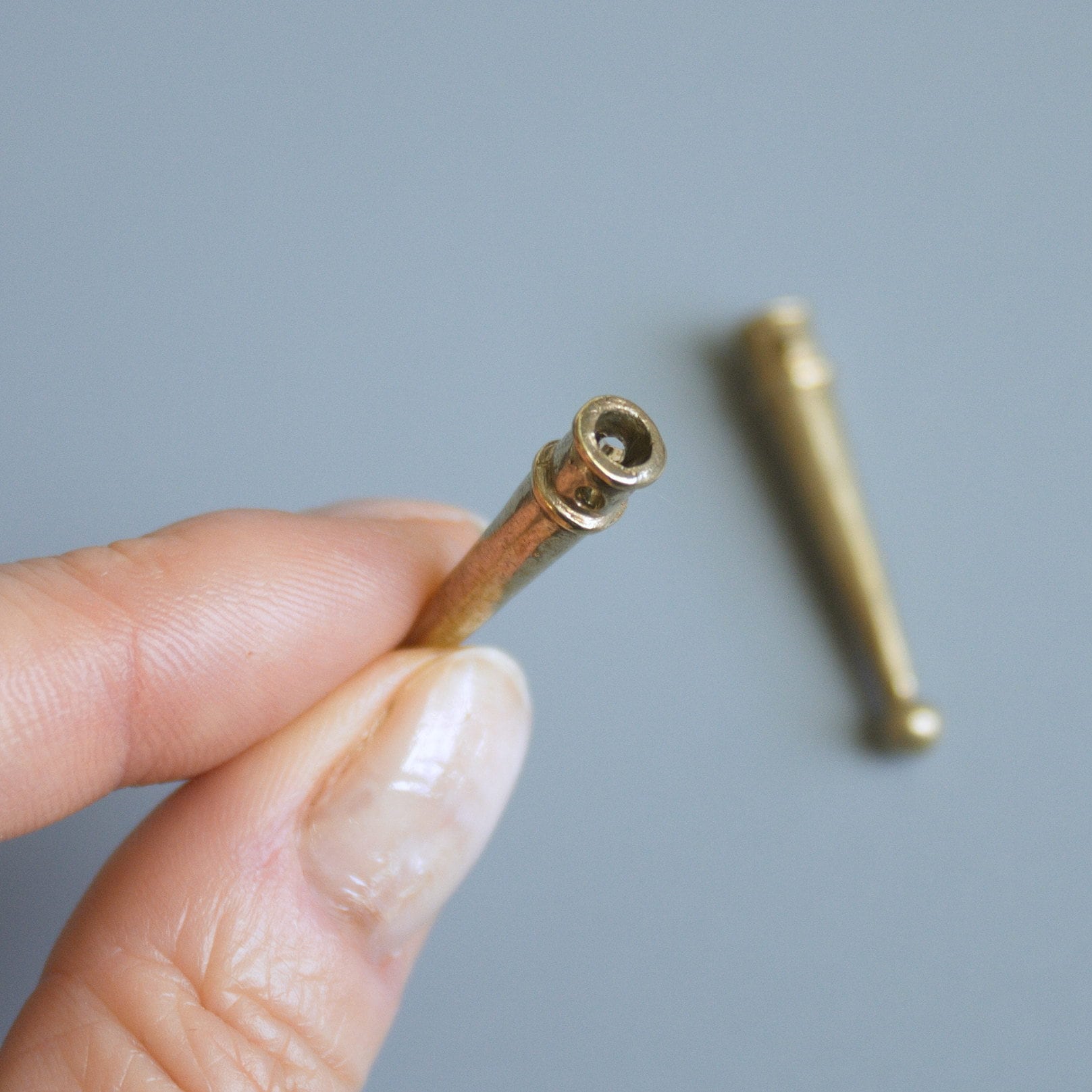 Pair of Brass Cast Lace Tips for Historical Reenactment, Historical ...