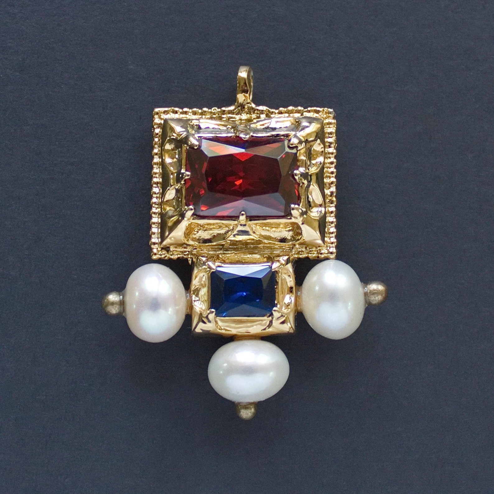 Italian Renaissance Brooch Pendant, XV Century Historical Design for ...