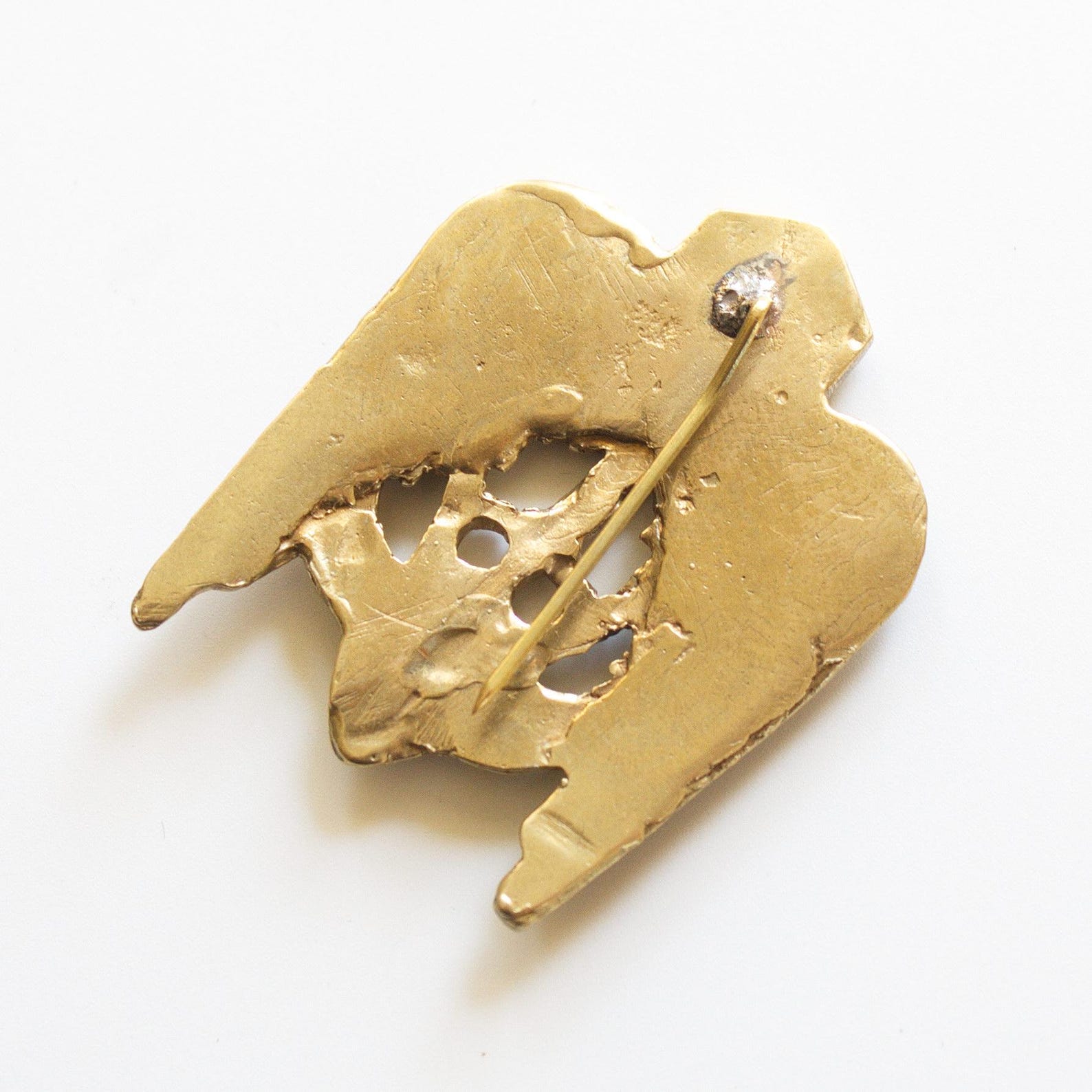 Winged Heart Medieval Pilgrim Badge: Brass Renaissance Costume Pin - Etsy