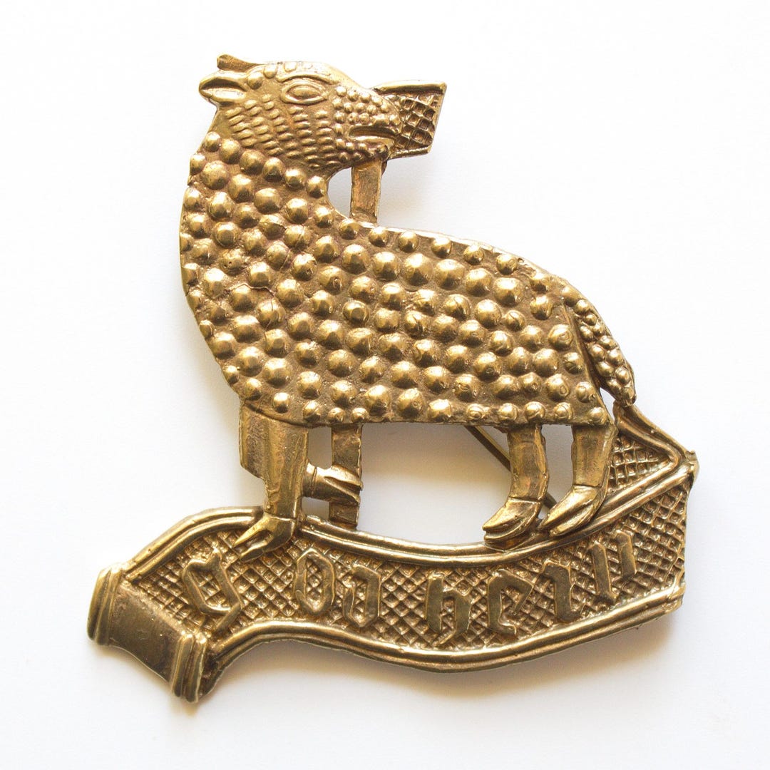Medieval Lamb of God Badge: 14th Century Pilgrim Pin - Etsy