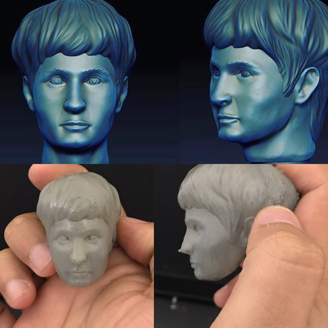 I Will 3D Design and Print a Head for Action Figures read the - Etsy
