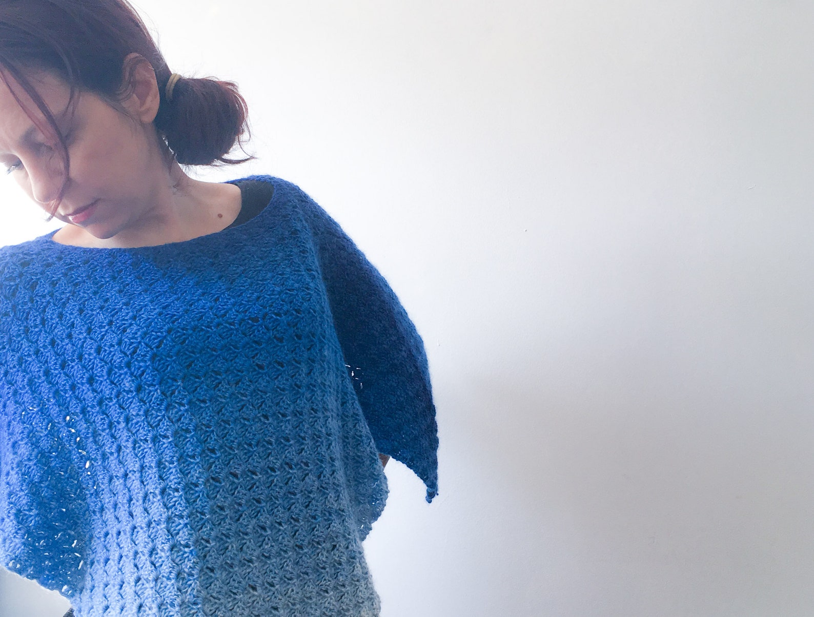 Corner to Corner Crochet Poncho Pattern: Easy, Adjustable C2c Poncho ...