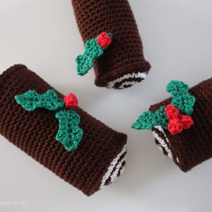 Crochet Yule Log Ornament Pattern: Festive Holiday Decoration (PDF ...