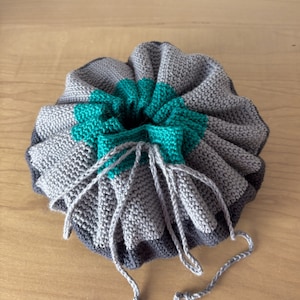 Crochet Bag Pattern : Circular, Drawstring Crochet Flat-lay Bag ...