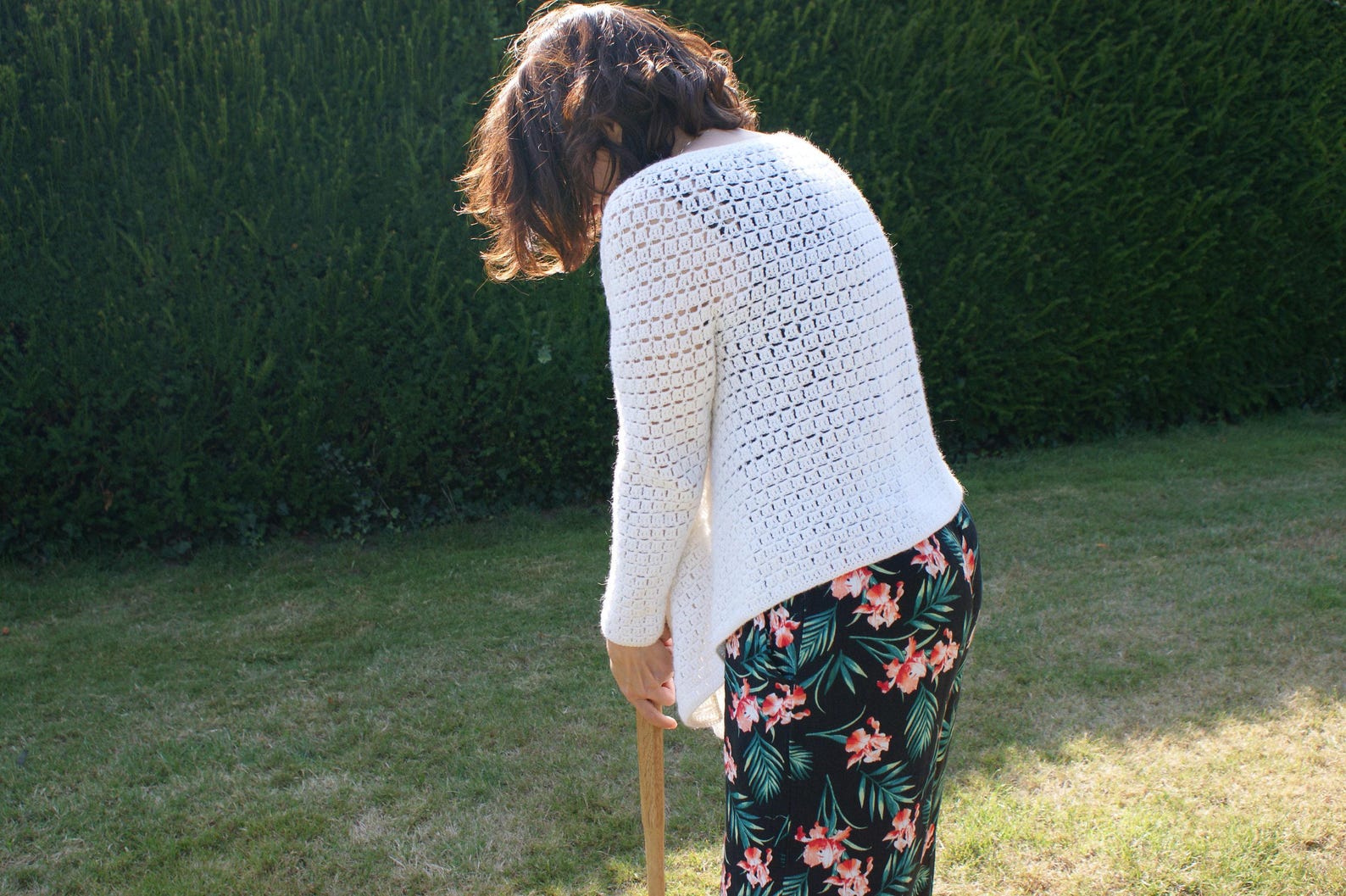 Wrap Around Crochet Cardigan Pattern| Modern Top-down Seamless Woman’s ...