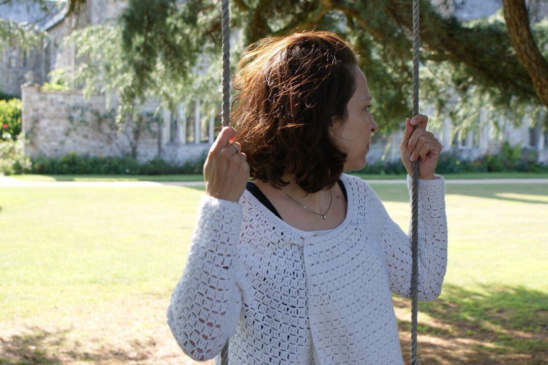 Wrap Around Crochet Cardigan Pattern| Modern Top-down Seamless Woman’s ...