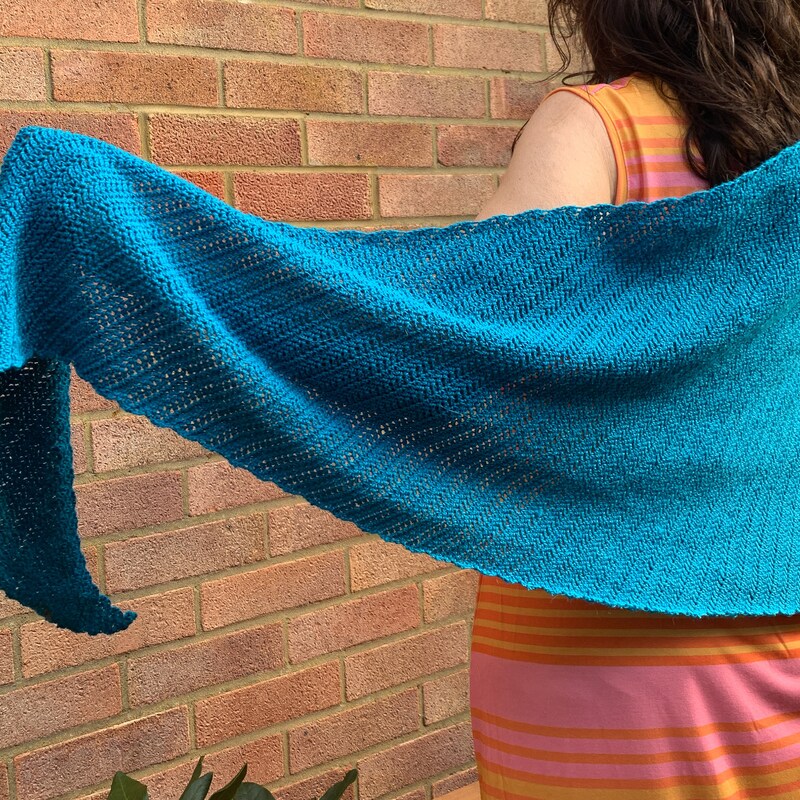 Asymmetrical Shawl - Etsy