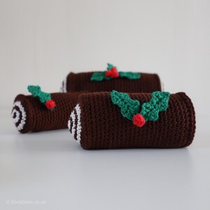Crochet Yule Log Ornament Pattern: Festive Holiday Decoration (PDF ...