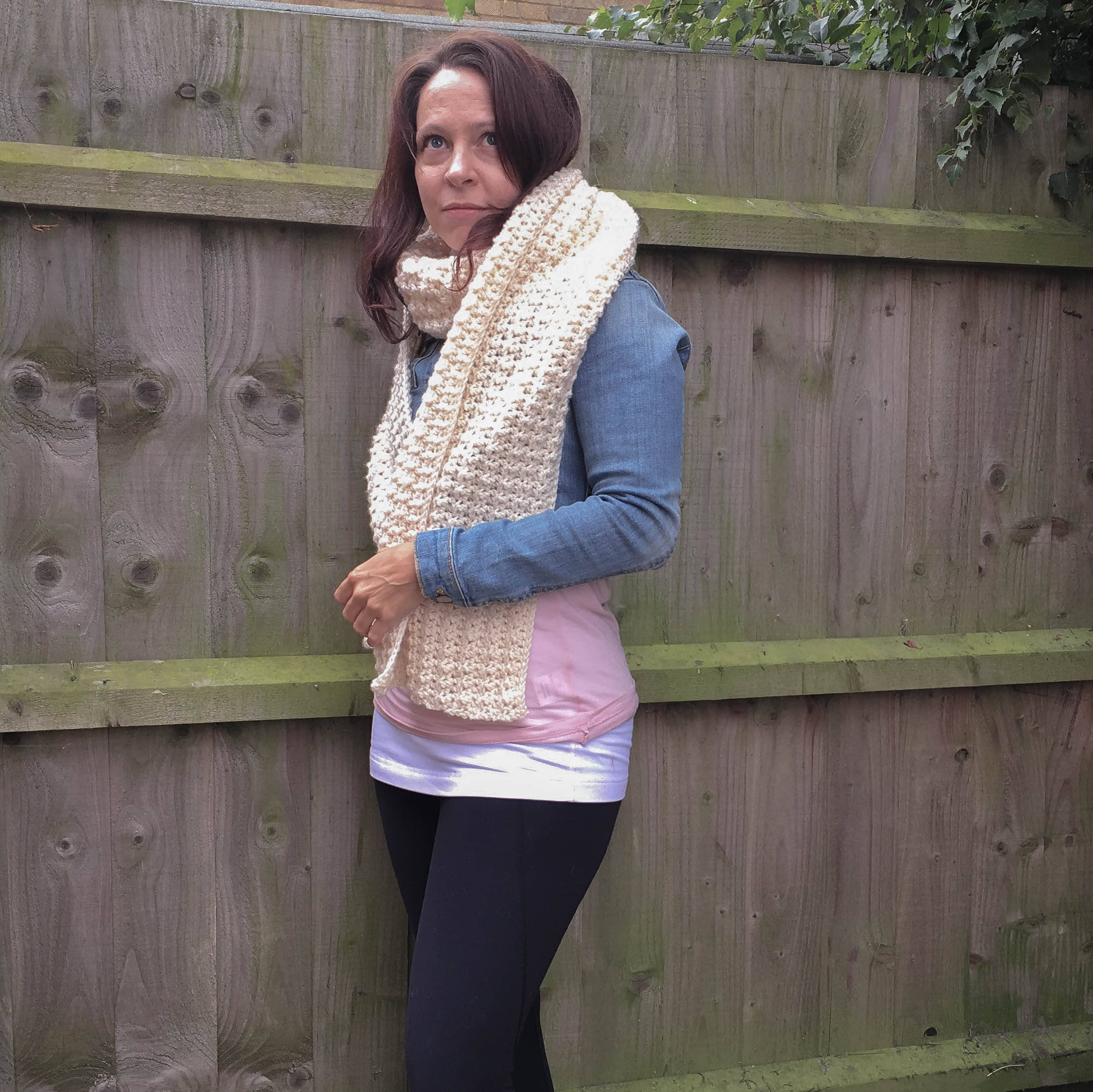 Crochet Scoodie Pattern. Textured Hooded Scarf, Worn as a Scarf, Wrap ...