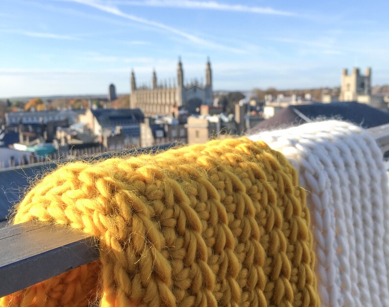 Crochet Pattern for the off the Rails Infinity Scarf and Pom Pom Beanie ...