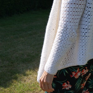 Wrap Around Crochet Cardigan Pattern| Modern Top-down Seamless Woman’s ...