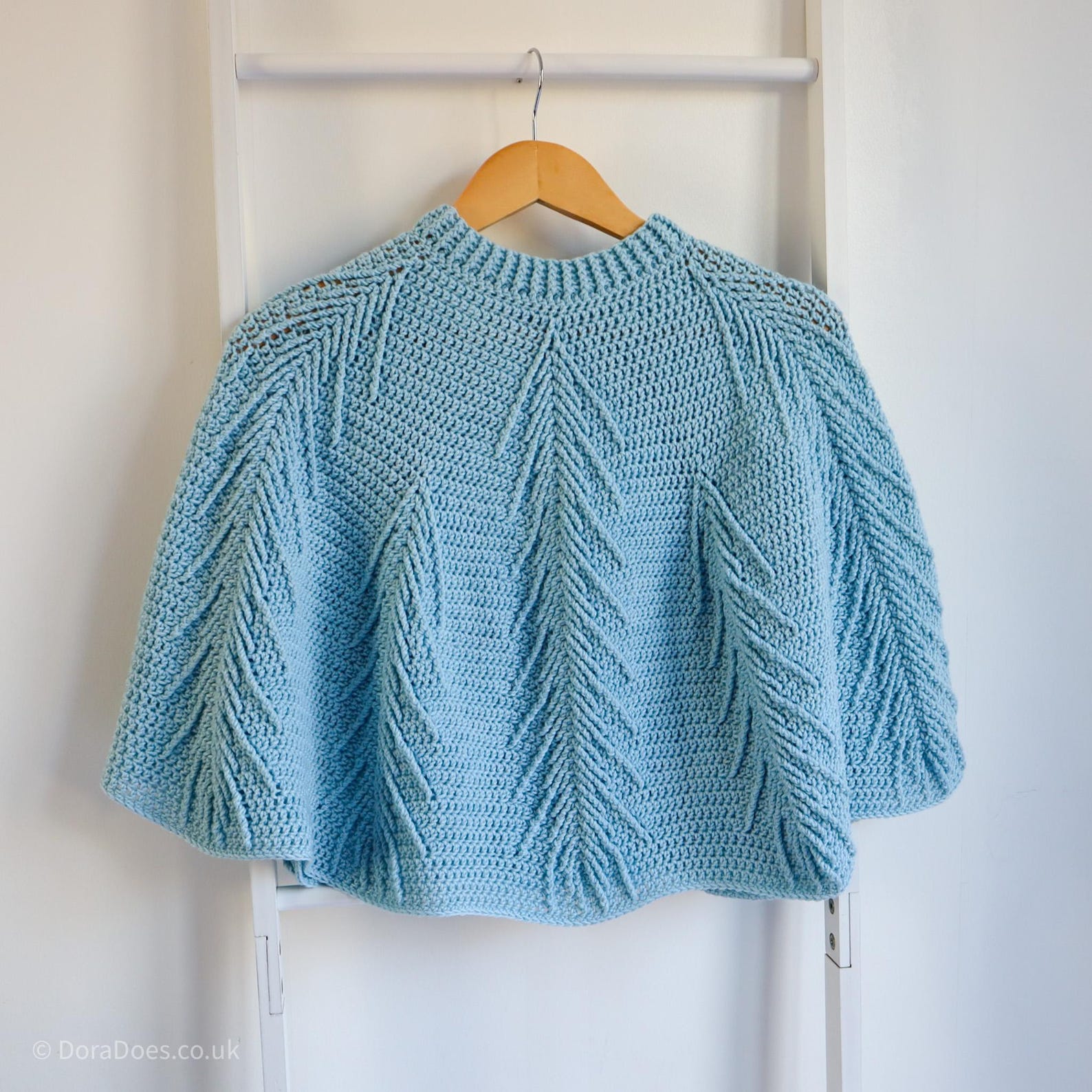 Crochet Poncho Pattern: Unique Cabled Crochet Poncho| Cosy, Spring, Mid ...