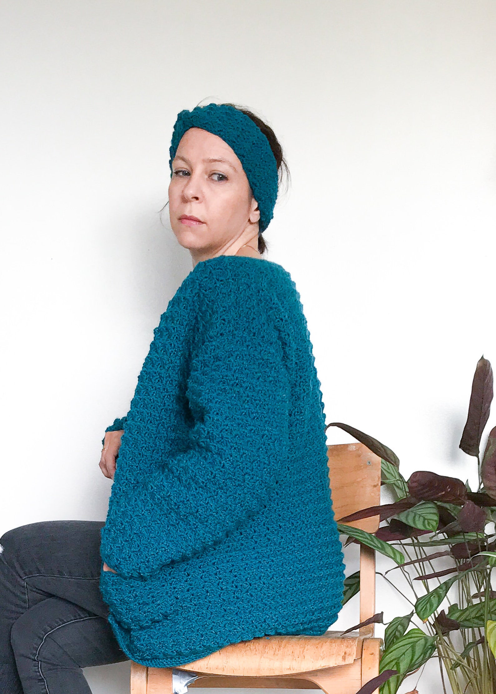 Textured Crochet Cardigan Pattern:easy Women's Cosy | Etsy