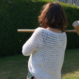 Wrap Around Crochet Cardigan Pattern| Modern Top-down Seamless Woman’s ...