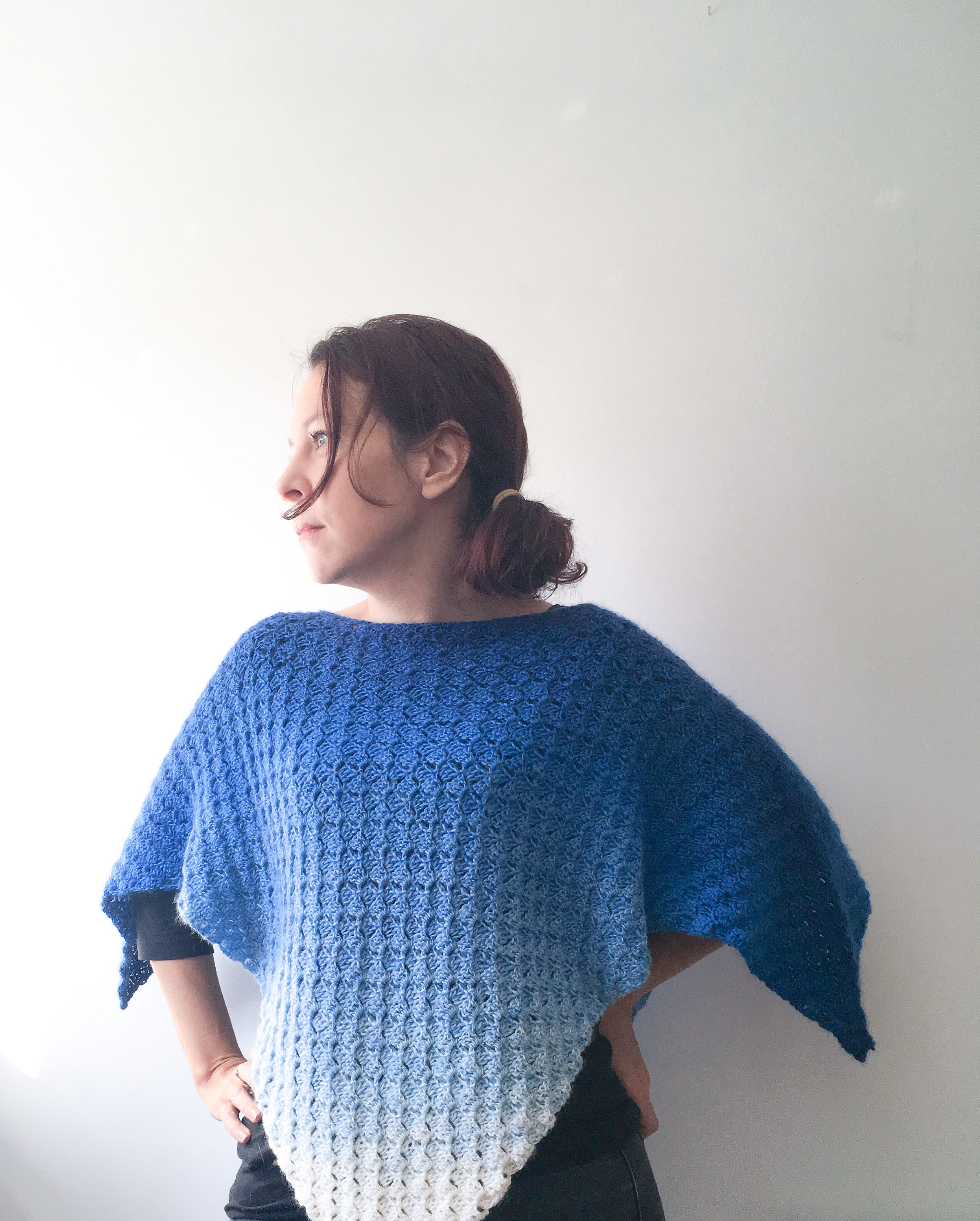 Corner to Corner Crochet Poncho Pattern: Easy Adjustable C2c | Etsy UK