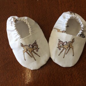 Bambi Baby Shoes, Handmade Baby Girl Booties .crib Shoes, Baby Shower ...
