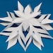 2 Layered 3D Snowflake Pattern Gladice - Etsy