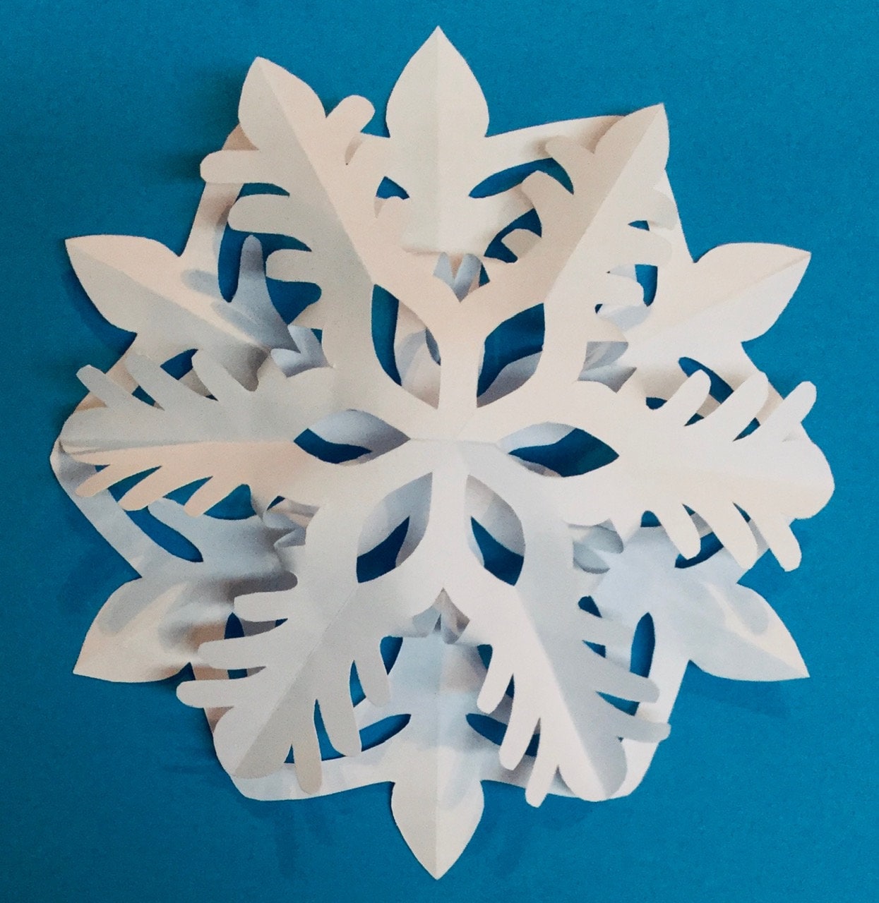 2 Layered- 3D Snowflake Pattern - Xela - Etsy