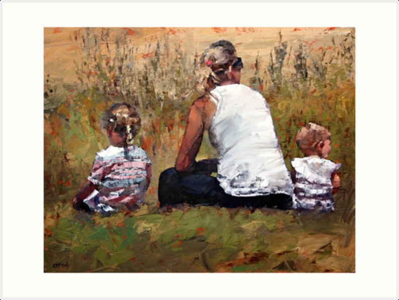 Giclee Art Print, Beach Artwork, Original Artwork, Palette Knife Art ...