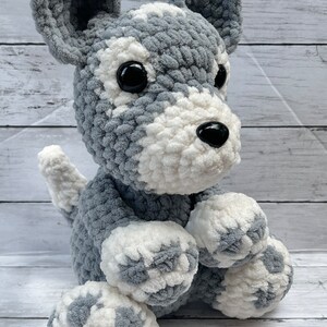 Large Husky Crochet Plushy Stuffy Dog Stuffed Animal - Etsy