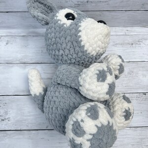 Large Husky Crochet Plushy Stuffy Dog Stuffed Animal - Etsy