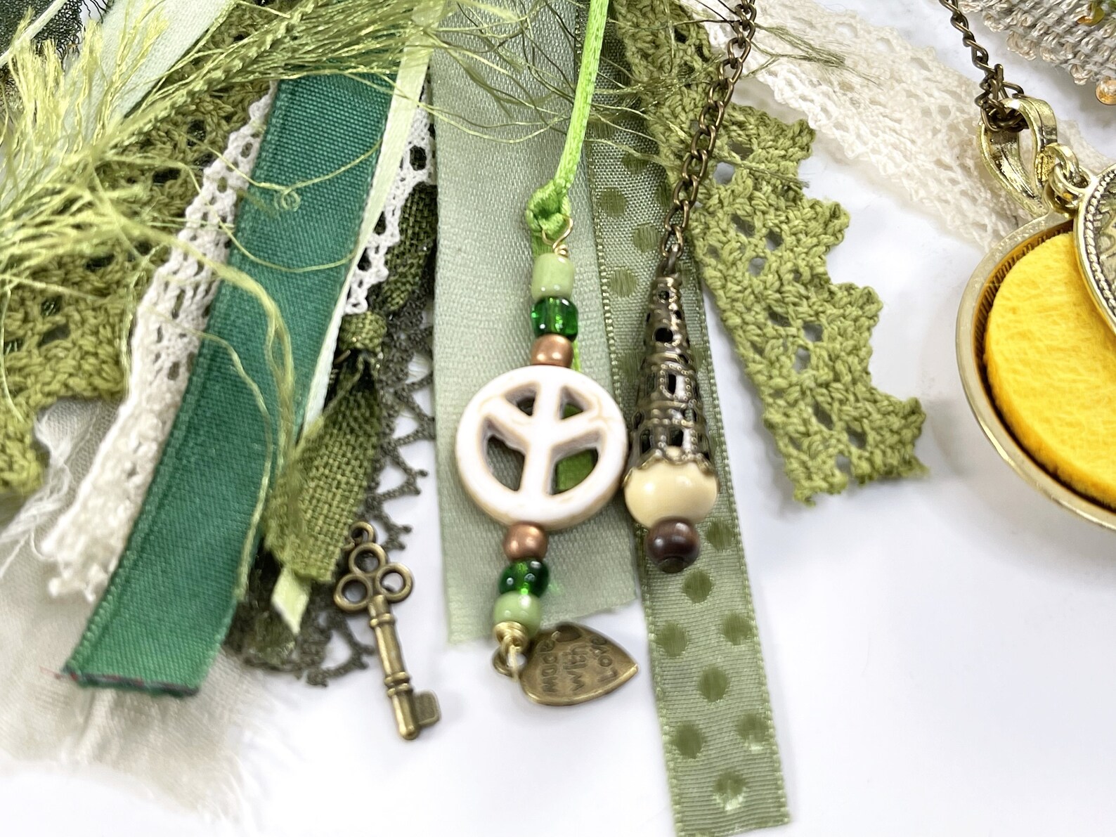 Boho Tassel Tassel Locket Pendant Aromatherapy Locket | Etsy