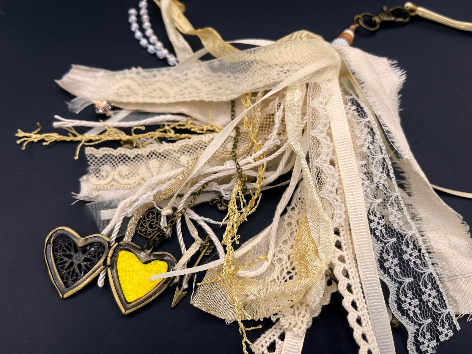 Boho Tassel Tassel Locket Pendant Aromatherapy Locket | Etsy