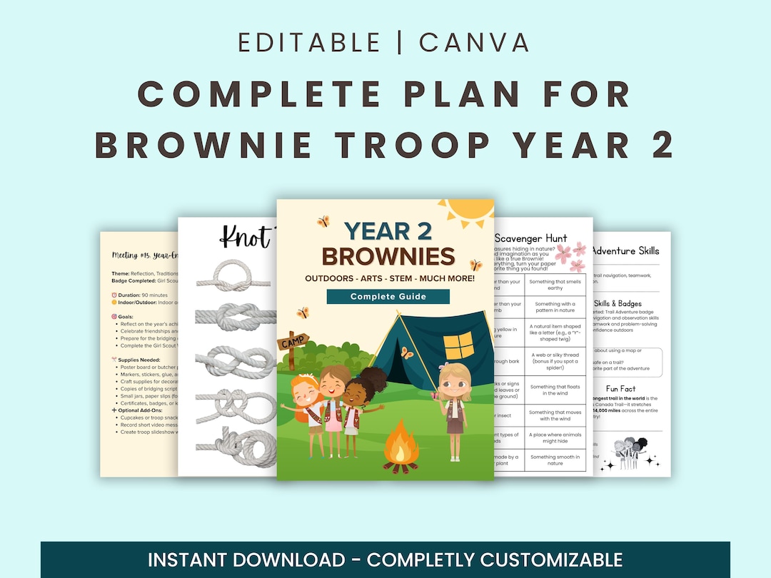 Brownie Troop Leader Planner: Year 2 Meeting Plans, Badge Trackers ...