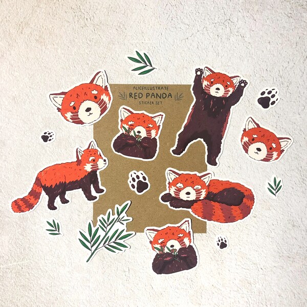 Kawaii Red Panda - Etsy