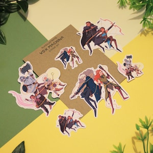 Critical Role Sticker Pack - Vox Machina Dungeons and Dragons Stickers ...