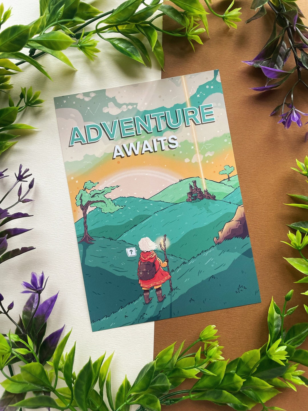Adventure Awaits Art Print - Fantasy Magical Illustration Wall Art ...