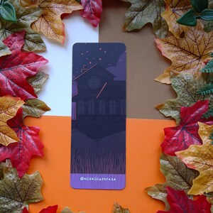Halloween Ghost Bookmark - Spooky Cute Haunted Autumn Aesthetic ...