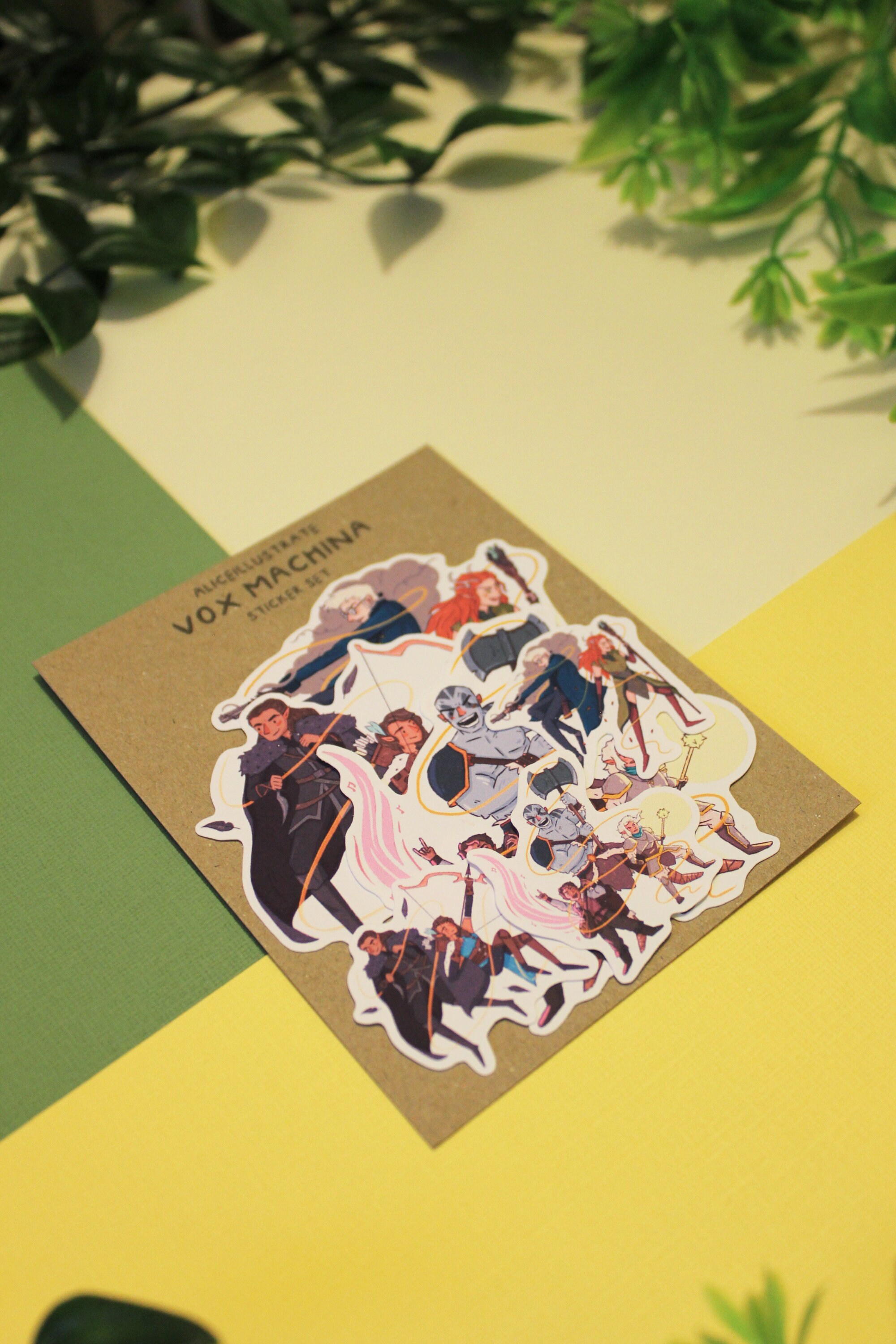 Critical Role Sticker Pack - Vox Machina Dungeons and Dragons Stickers ...