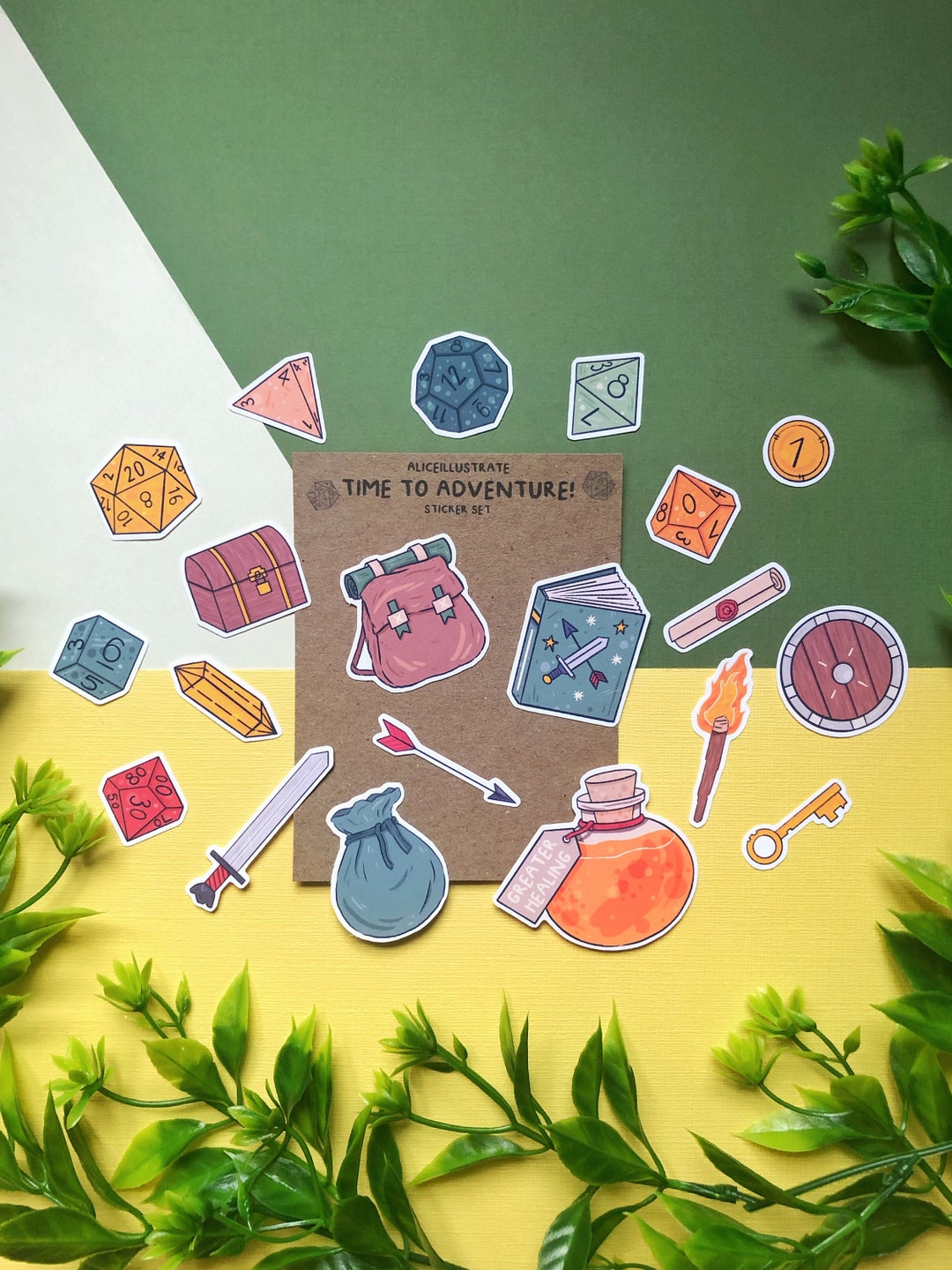 Dnd Sticker Pack - Dungeons and Dragons Stickers Adventure Campaign ...