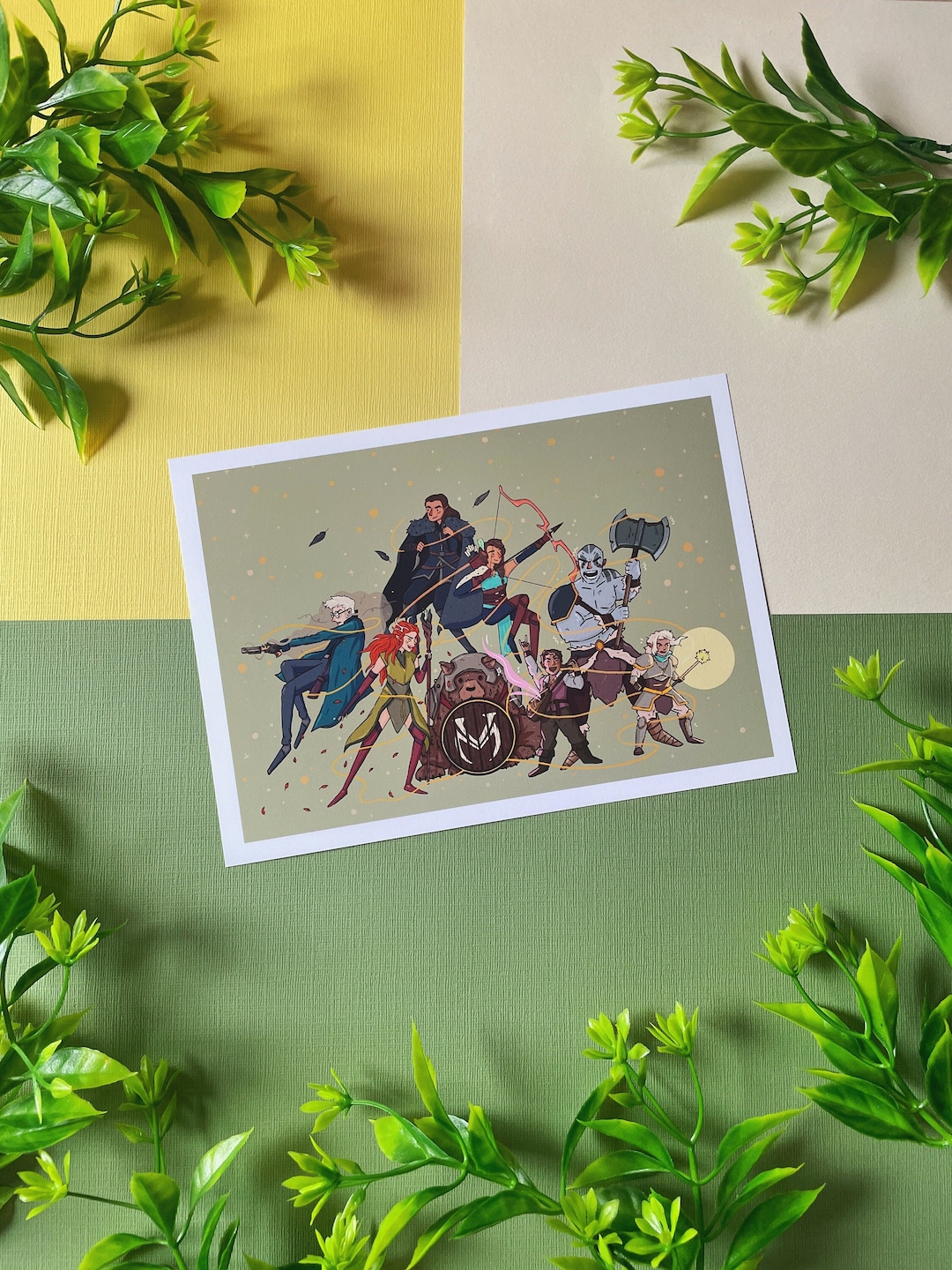 Critical Role Art Print - Vox Machina D&D Fantasy Illustration Wall Art ...