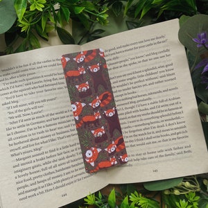 Red Panda Bookmark - Animal Illustration Bookmark Gift - Cute Kawaii ...