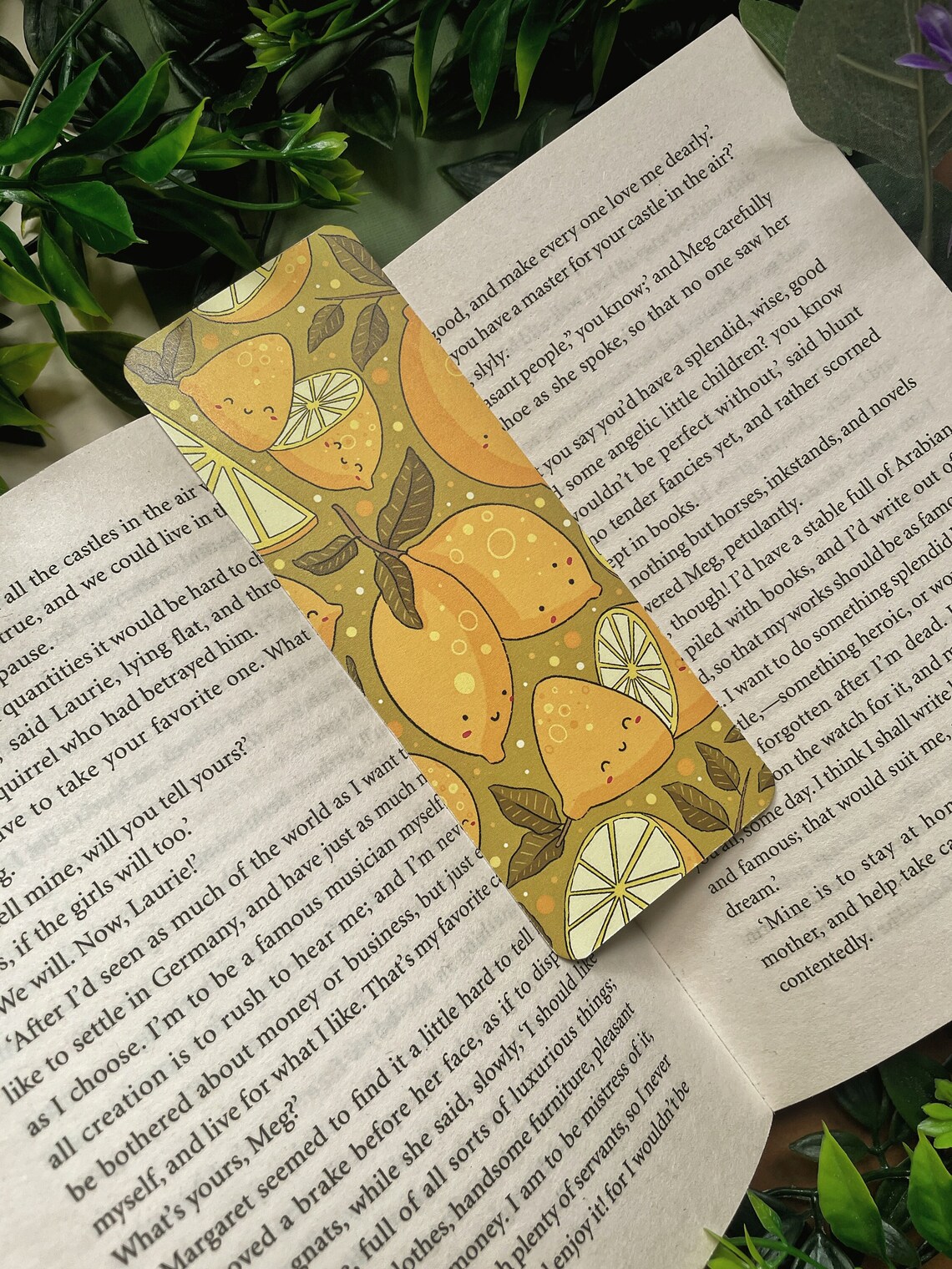 Lemon Bookmark | Book and Reading Accessory | Citrus Fruit Food ...