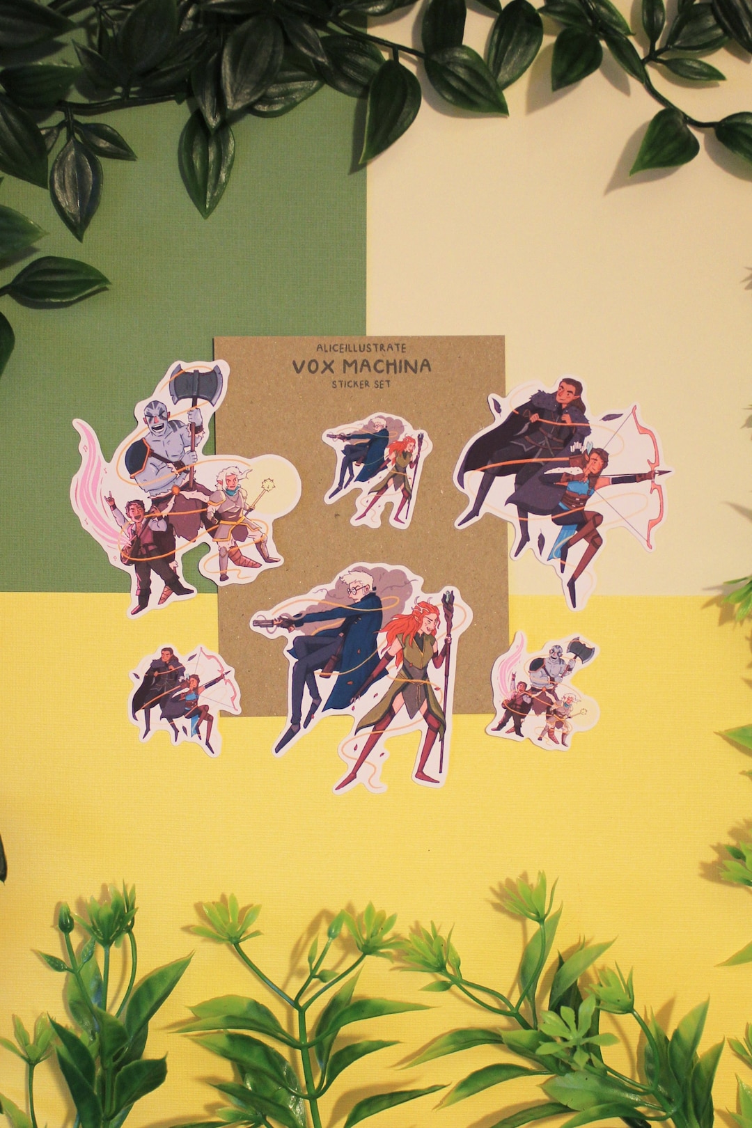 Critical Role Sticker Pack - Vox Machina Dungeons and Dragons Stickers ...